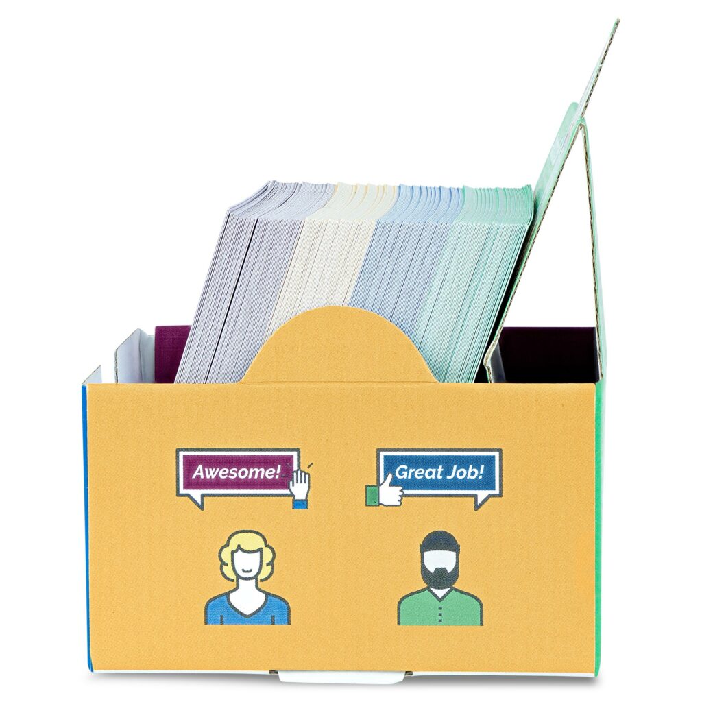 Ulassa Kudos Cards Box - 200 Kudo Cards DIN A7 Box - ENGLISH Version ...